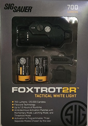 Upcoming Review: Sig Sauer FOXTROT2R Rechargeable Tactical White Light ...